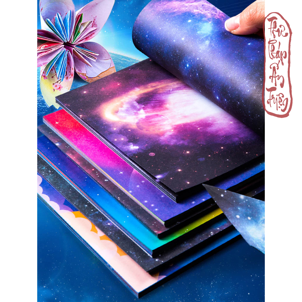 50 Tờ Giấy Gấp Origami Vuông Nhiều Mẫu DIY – Giấy Gấp Ngôi Sao Hạc Thủ ...